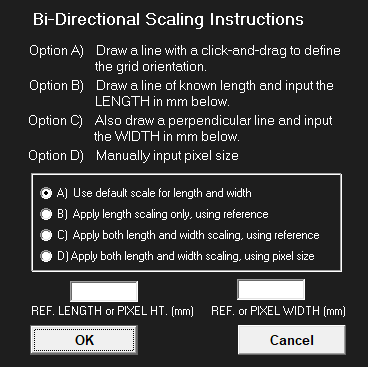 Image Calibration for X-ray Measurement