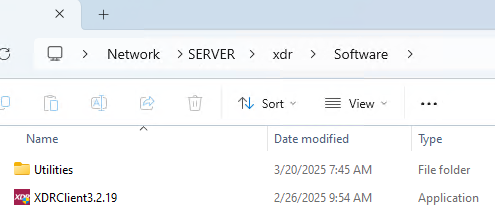 Installing XDR on a new workstation