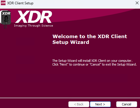 Installing XDR on a new workstation